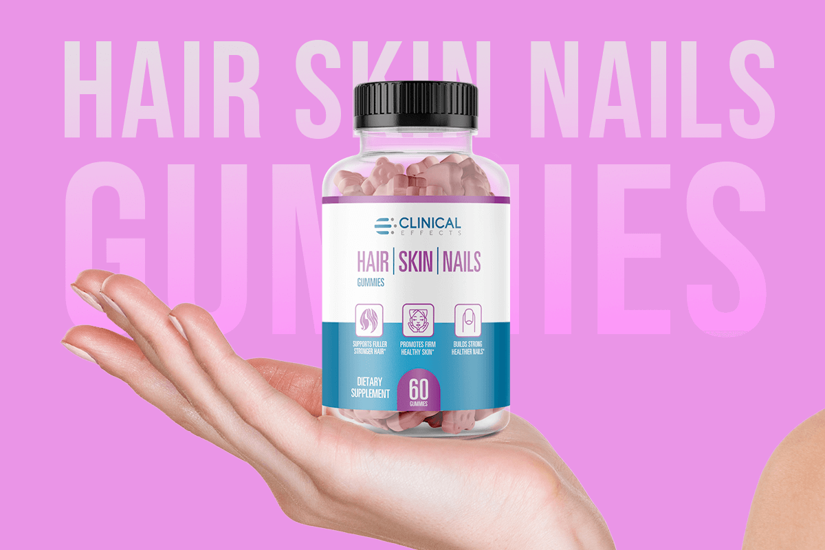 Best Hair Skin and Nails Vitamin Gummies By Clinical Effects